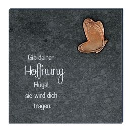 Schieferrelief Hoffnung (1 St&uuml;ck)