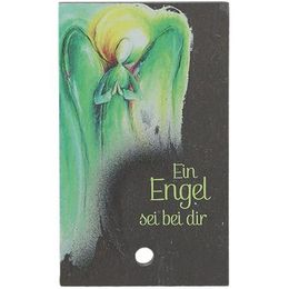 Schieferrelief Ein Engel sei bei dir (1 St&uuml;ck)
