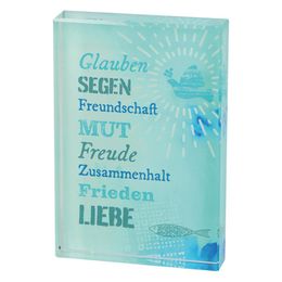 Glasquader - Glauben, Segen, Freundschaft... (1 St&uuml;ck)