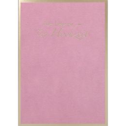 Gl&uuml;ckwunschkarte Alles Liebe zur Hochzeit (6 St&uuml;ck)