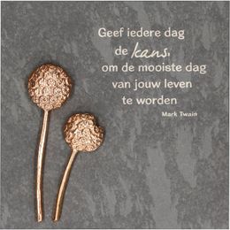 Schieferrelief NL Geef iedere dag de kans (1 St&uuml;ck)