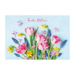 Gl&uuml;ckwunschkarte - Frohe Ostern (6 St&uuml;ck)