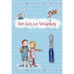 Gl&uuml;ckwunschkarte &raquo;Alles Gute zum Schulanfang&laquo; (5 St&uuml;ck)