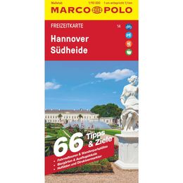 MARCO POLO Freizeitkarte 14 Hannover, S&uuml;dheide 1:110.000