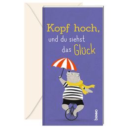Kopf hoch, und du siehst das Gl&uuml;ck