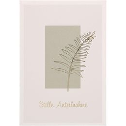 Trauerkarte - Stille Anteilnahme (6 St&uuml;ck)