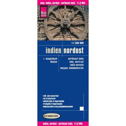 Indien, Nordost 1 : 1.300.000