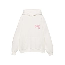 Pull&Bear Pull&bear Sweatshirt Damen Gr&ouml;&szlig;e M hellpink / wei&szlig;