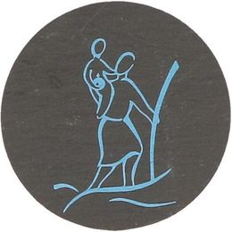 SchieferMagnet Christophorus (1 St&uuml;ck)