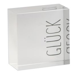 Glasquader Gl&uuml;ck (1 St&uuml;ck)