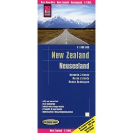 Reise Know-How Landkarte Neuseeland 1 : 1.000.000