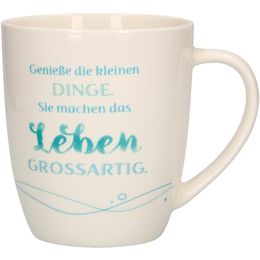 Porzellan-Tasse - Genie&szlig;e (1 St&uuml;ck)