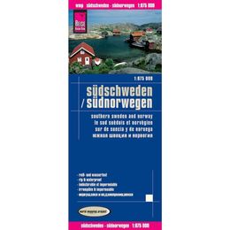 Reise Know-How Landkarte S&uuml;dschweden, S&uuml;dnorwegen 1:875.000