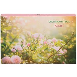 Gru&szlig;karten-Geschenkbox - Rosen (1 St&uuml;ck)