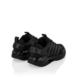 Plein Sport Herren Sneaker "Low-Top-Sneaker", Gr. 46, schwarz, Schuhe