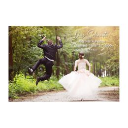 Gl&uuml;ckwunschkarte zur Hochzeit - Das Sch&ouml;nste... (6 St&uuml;ck)
