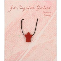 Textilband mit Engel-Edelstein-Anh&auml;nger Jeder Tag ist ein Geschenk (1 St&uuml;ck)