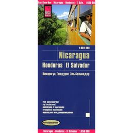 Nicaragua, Honduras, El Salvador 1 : 650 000