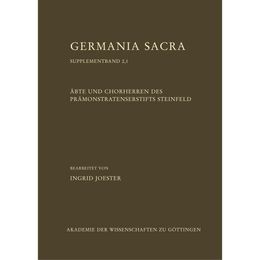 &Auml;bte und Chorherren des Pr&auml;monstratenserstifts Steinfeld, Teil 1