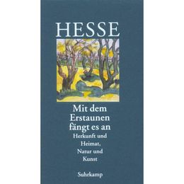 Mit dem Erstaunen f&auml;ngt es an