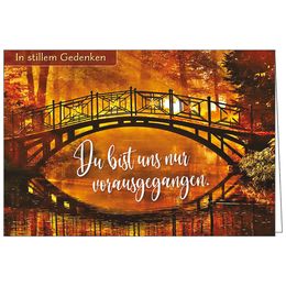 Du bist uns nur vorausgegangen.