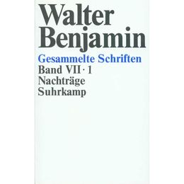 Suhrkamp Verlag AG Nachtr&auml;ge