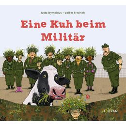 Eine Kuh beim Milit&auml;r