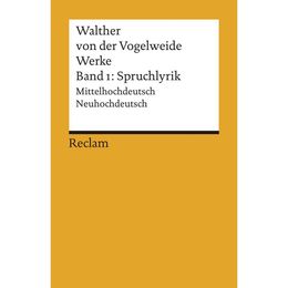 Werke 1. Spruchlyrik