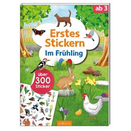 Erstes Stickern - Im Fr&uuml;hling