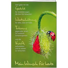 Gott gebe mir die Geduld