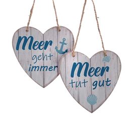 2er-Set Aufh&auml;nger &raquo;Meer geht immer, Meer tut gut&laquo;