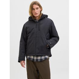 Jack & Jones JACK & JONES Herren Outdoorjacke "JJEPARKER DOVER JACKET SN", schwarz, Gr. L, unifarben, Web, Obermaterial: 100% Polyester, Jacken