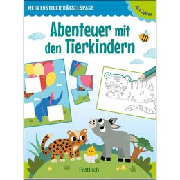 Mein lustiger R&auml;tselspa&szlig; - Abenteuer mit den Tierkindern