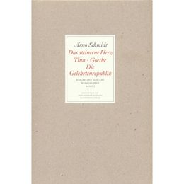 Bargfelder Ausgabe. Werkgruppe I. Romane, Erz&auml;hlungen, Gedichte, Juvenilia