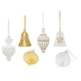 6er-Set Christbaumschmuck &raquo;Merry Christmas&laquo;
