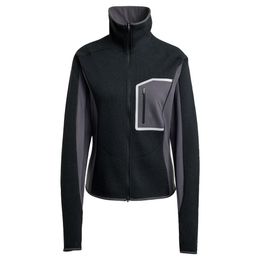 adidas by Stella McCartney Athletic Fleece Jacket ' CLIMAWARM Running Full-Zip' female Black size L