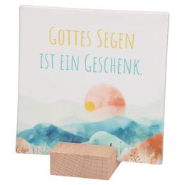 Porzellantafel zum Aufstellen - Gottes Segen (1 St&uuml;ck)