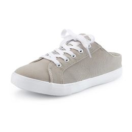 Vivance Damen Sabot "Sneaker, Clog, Slip-On-Sneaker", Gr. 38, grau, Obermaterial: 100% Textilmaterial. Decksohle: 100% Textilmaterial. Futter: 100%