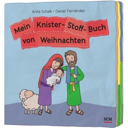 Mein Knister Stoff Buch von Weihnachten