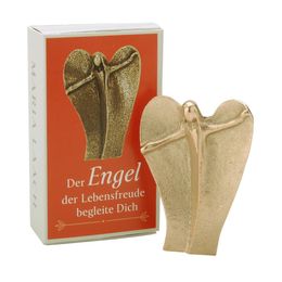 Bronzefigur &raquo;Engel der Lebensfreude&laquo;