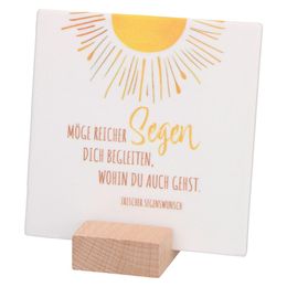Porzellantafel zum Aufstellen &raquo;Segen&laquo;