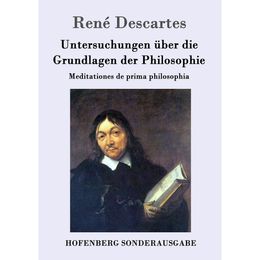 Hofenberg Untersuchungen &uuml;ber die Grundlagen der Philosophie