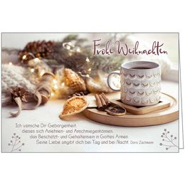 Frohe Weihnachten - Ich w&uuml;nsche Dir Geborgenheit