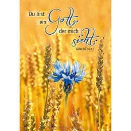 Poster &raquo;Du bist ein Gott, der mich sieht&laquo;