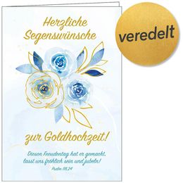 Herzliche Segensw&uuml;nsche zur Goldhochzeit