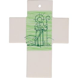 Porzellankreuz - Guter Hirte (1 St&uuml;ck)