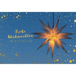 Weihnachtskarte - Frohe Weihnachten und ein gutes neues Jahr (6 St&uuml;ck)