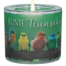 Glaswindlicht zum Geburtstag - Bunte W&uuml;nsche f&uuml;r dich (1 St&uuml;ck)