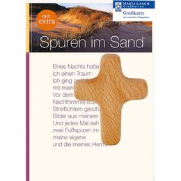 Handschmeichlerkreuz: &raquo;Spuren im Sand&laquo;