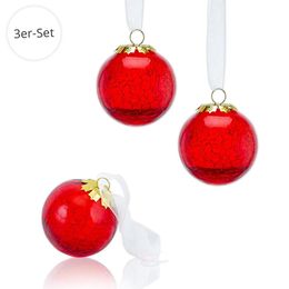 3er-Set Christbaumkugeln &raquo;Antique&laquo;